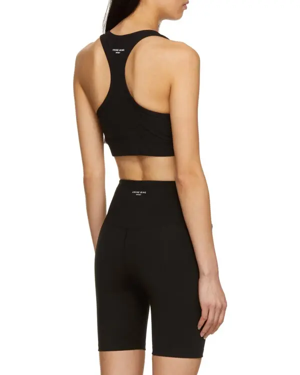 ANINE BING Logo-print Sports Bra