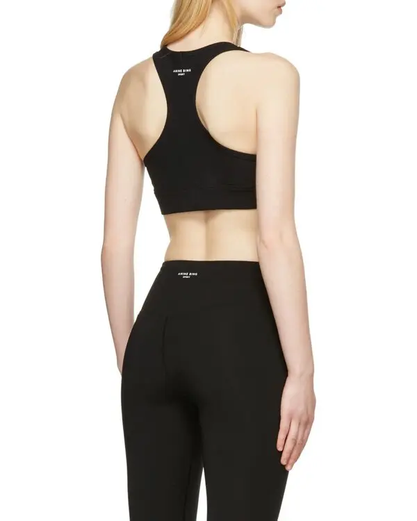 ANINE BING Logo-print Sports Bra