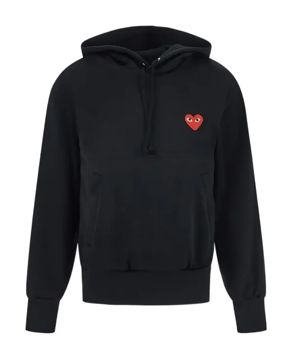 Play Comme Des Garcon Logo Hooded Sweater
