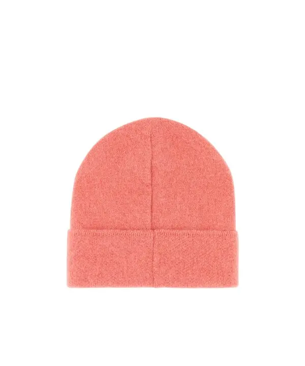 By Far Logo Patch Ribbed Beanie