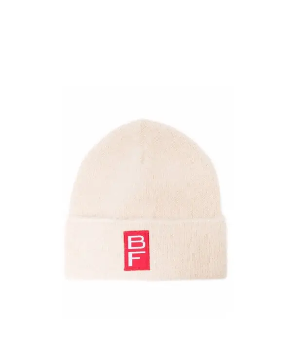 By Far Logo Patch Turn-up Brim Beanie