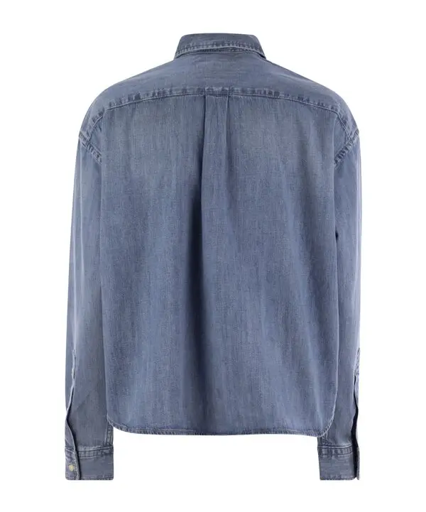 Polo Ralph Lauren Denim Cotton Shirt With Classic Collar