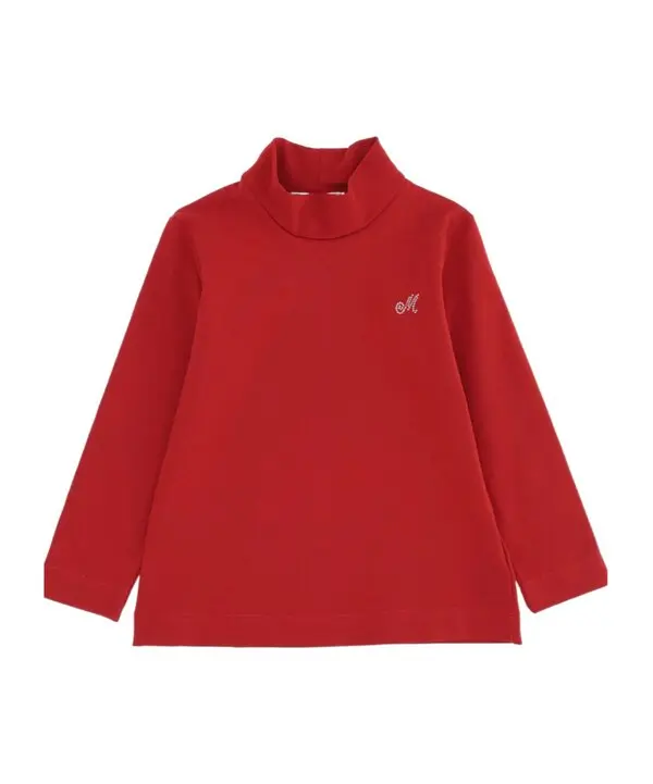 Monnalisa Crystal-embellished Long-sleeve Top