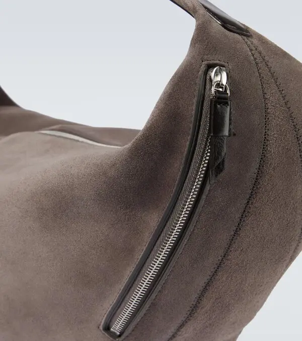 LEMAIRE Belted Suede Shoulder Bag