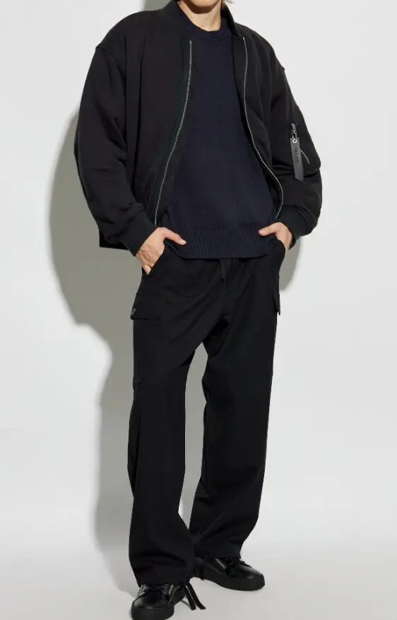 RAG  BONE Zippered Casual Jacket