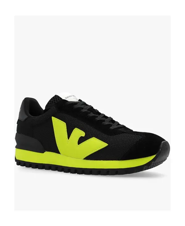 Emporio Armani Logo-patch Low-top Sneakers
