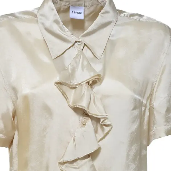 Aspesi Ruffle Front Blouse