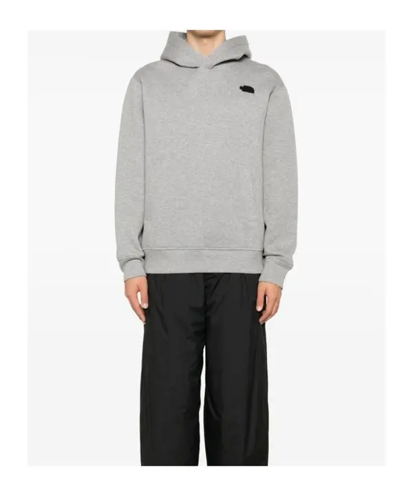 The North Face Long-sleeved Hoodie With Rubber Logo