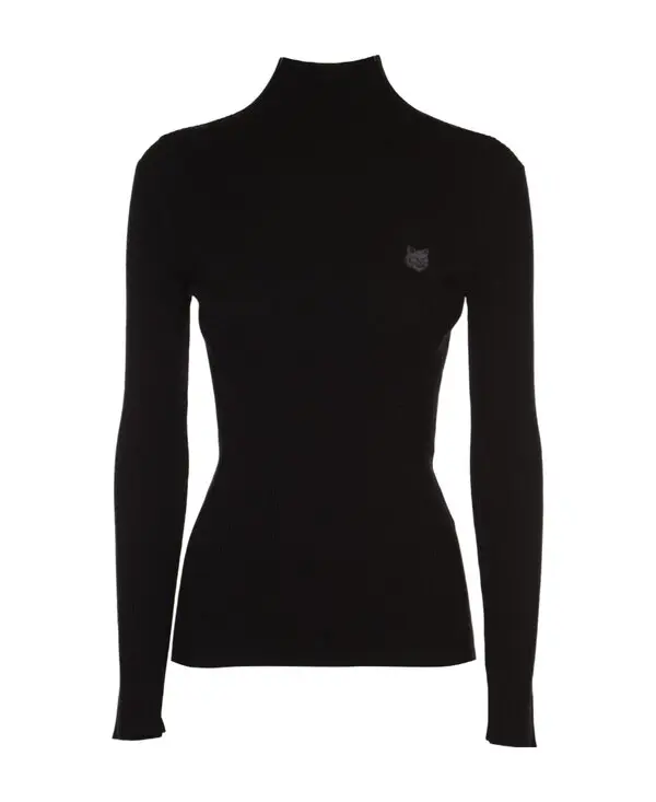 Maison Kitsuné Fox Head Patch Knitted Jumper