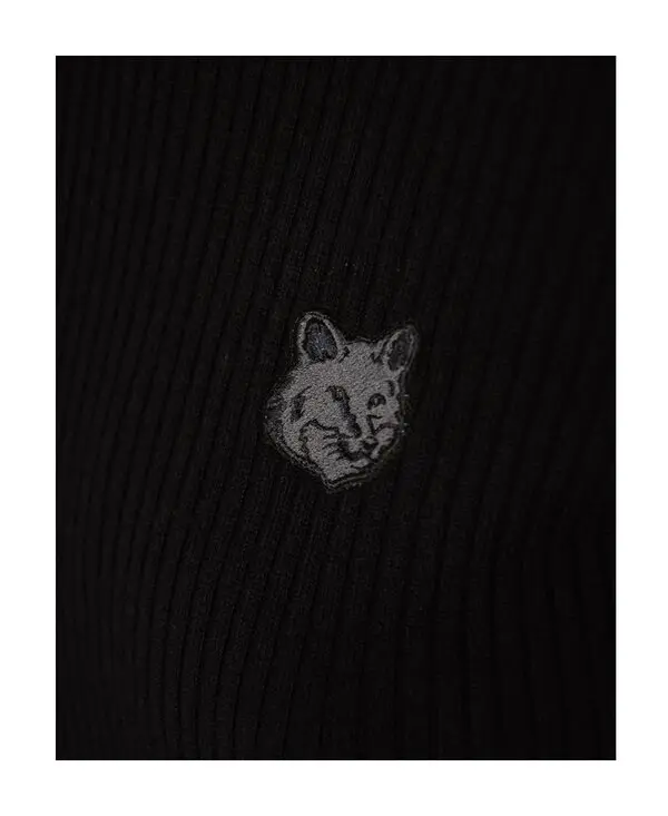 Maison Kitsuné Fox Head Patch Knitted Jumper