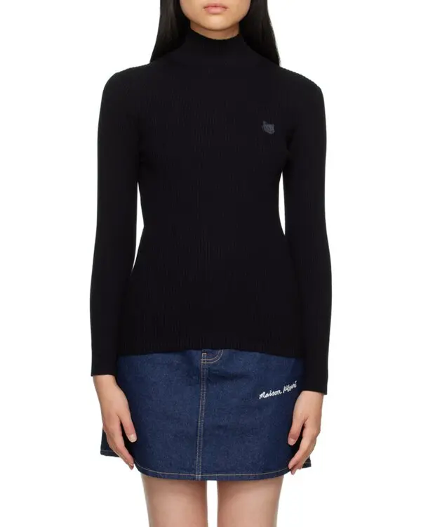 Maison Kitsuné Fox Head Patch Knitted Jumper