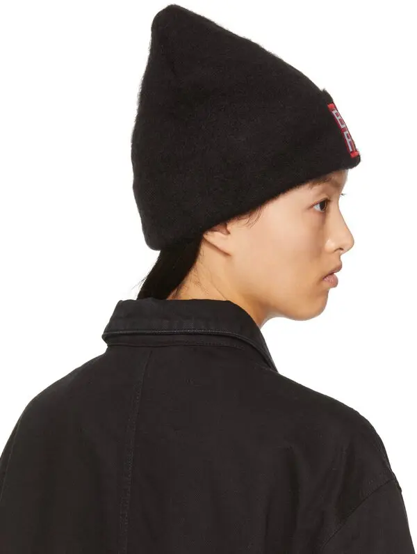 By Far Logo Patch Knit Beanie