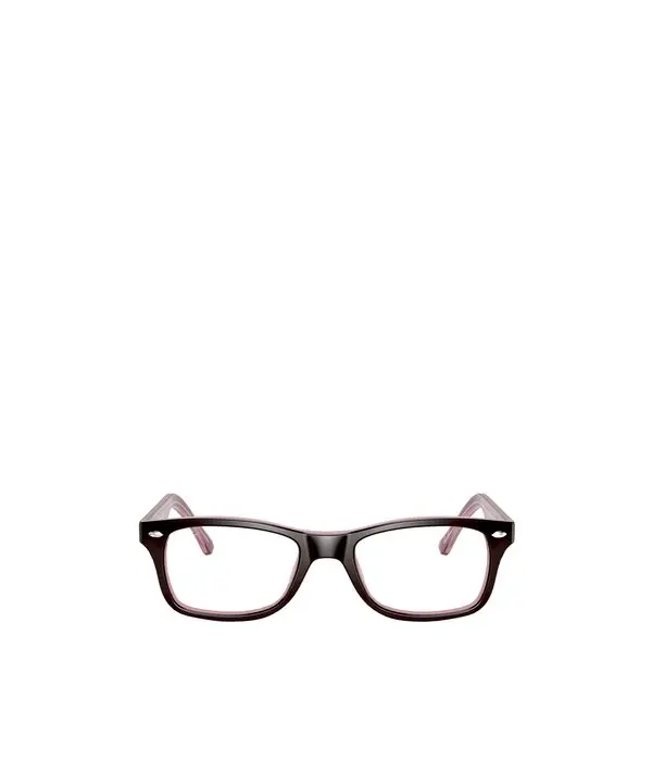 Ray-ban Geometric Flat Mirror Eyeglasses - Black