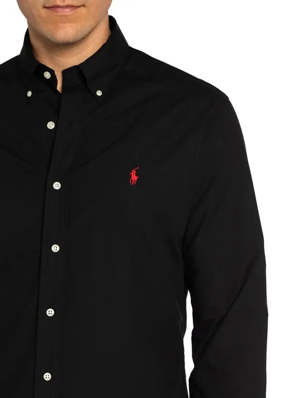 Polo Ralph Lauren Logo Embroidered Buttoned Shirt