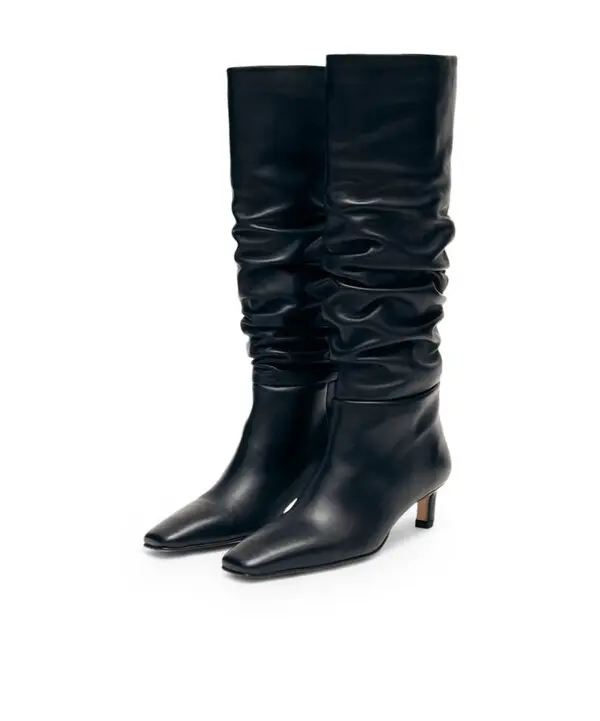 ALOHAS 50mm Kalila Slouch Calf Leather Boots