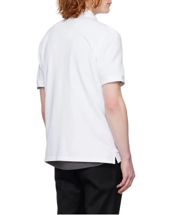 Maison Kitsuné Fox Head Patch Short-sleeved Polo Shirt