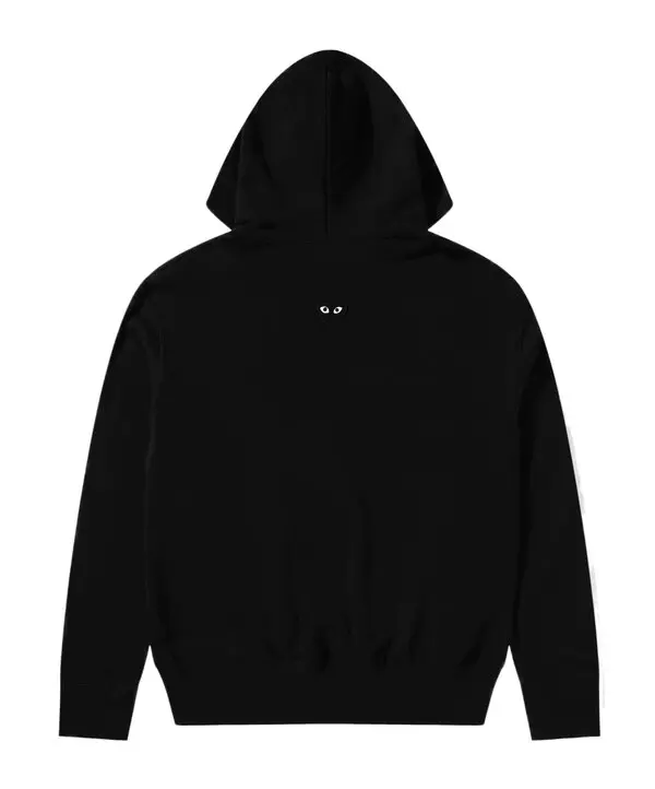 Play Comme Des Garcon Drawstring Zip-up Hoodie