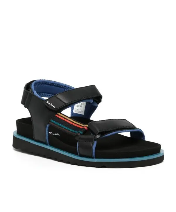 Paul Smith Logo Stripe Detailed Sandals