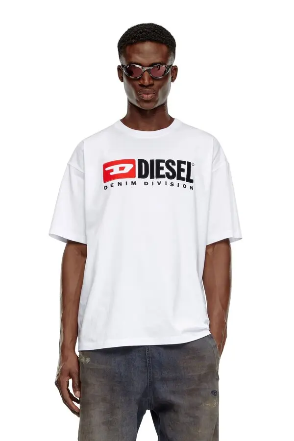 DIESEL® T-boxt-div Logo Printed T-shirt