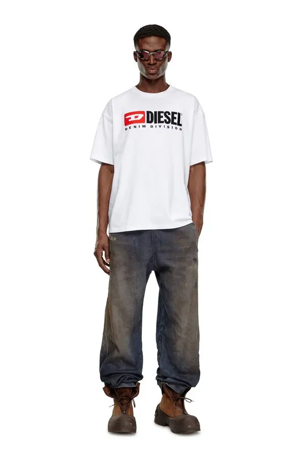 DIESEL® T-boxt-div Logo Printed T-shirt