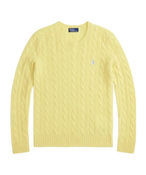 Polo Ralph Lauren Cable-knitted Jumper With Embroidered Logo - No