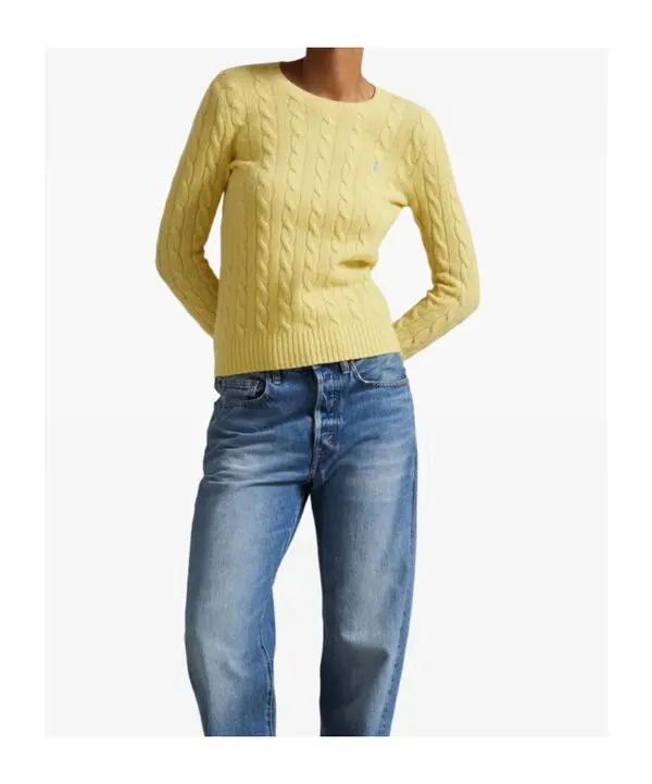 Polo Ralph Lauren Cable-knitted Jumper With Embroidered Logo - No