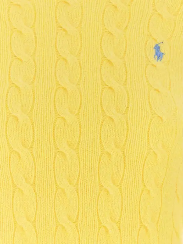Polo Ralph Lauren Cable-knitted Jumper With Embroidered Logo - No