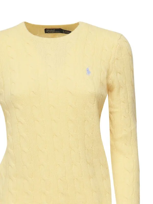 Polo Ralph Lauren Cable-knitted Jumper With Embroidered Logo - No