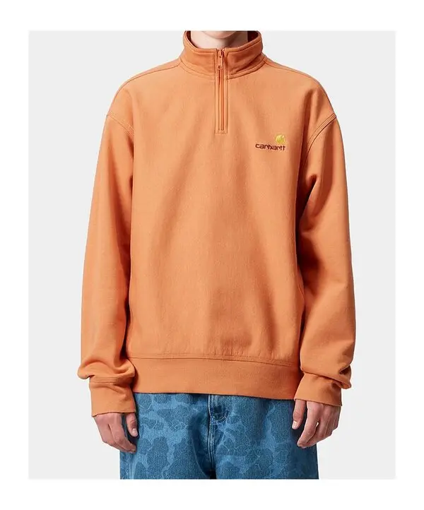 Carhartt Work In Progress American Script Half-zip Sweatshirt