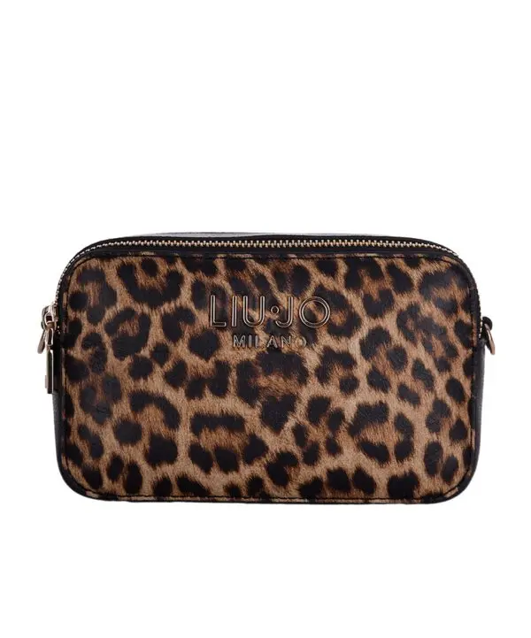 Liu Jo Print Crossbody Bag - Black