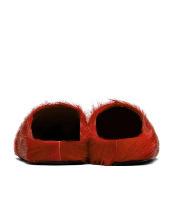 Marni Round Toe Slip-on Slippers