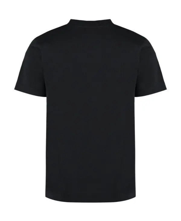 MARCELO BURLON COUNTY OF MILAN Embroidered Logo Organic Cotton T-shirt