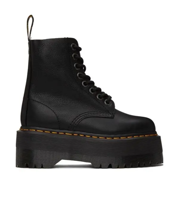 Dr. Martens 1460 Pascal Max Platform Combat Boots - Black