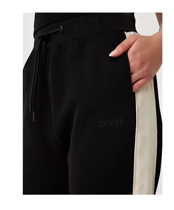Guess Regular-fit Side-stripe Cotton Track Pants