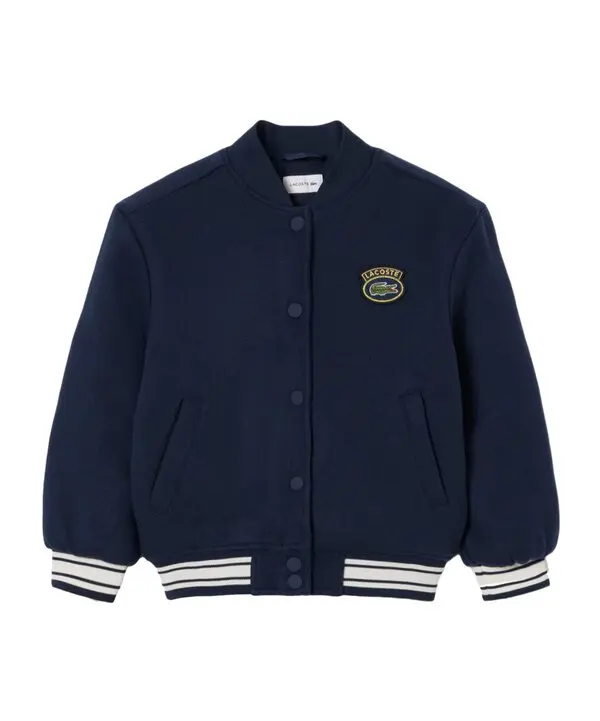 Lacoste Logo Patch Bomber Jacket