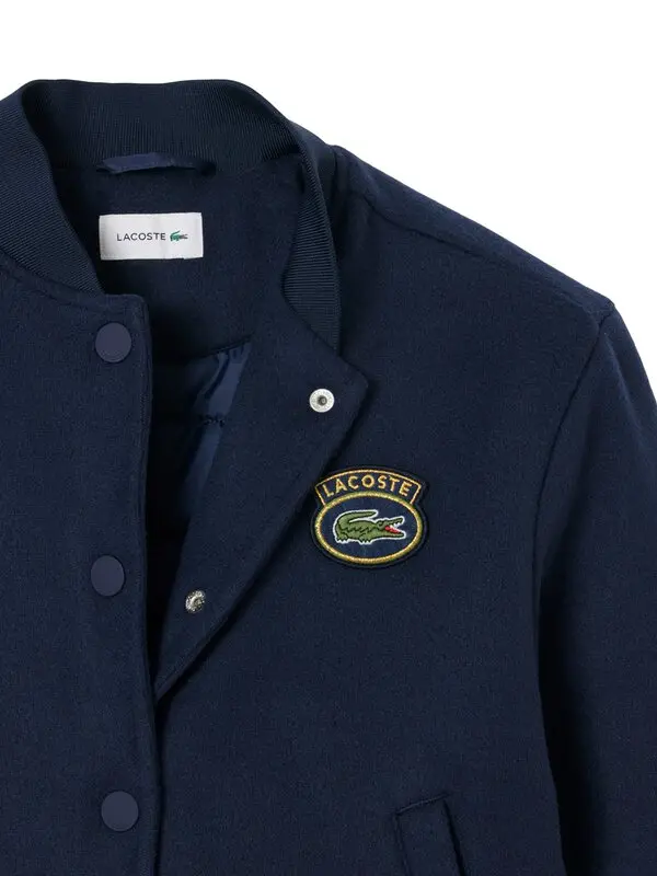 Lacoste Logo Patch Bomber Jacket