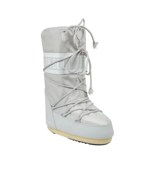 Moon Boot Icon Logo Printed Lace-up Boots