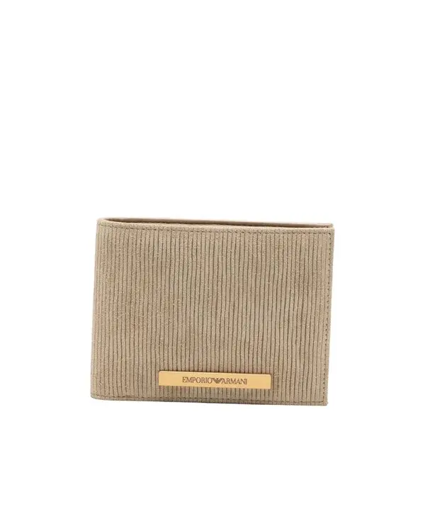 Emporio Armani Ruffled-design Wallet - Nude