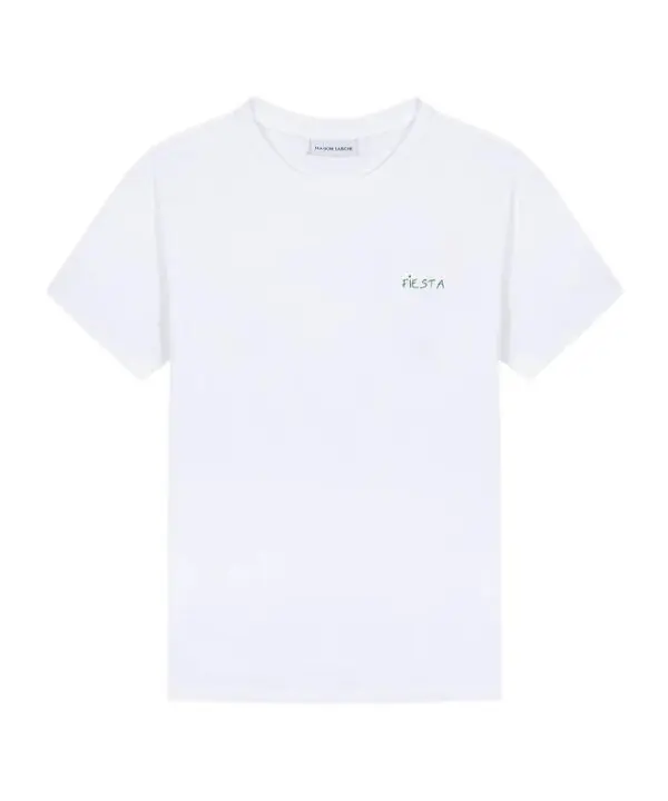 Maison Labiche Popincourt Embroidered T-shirt - White