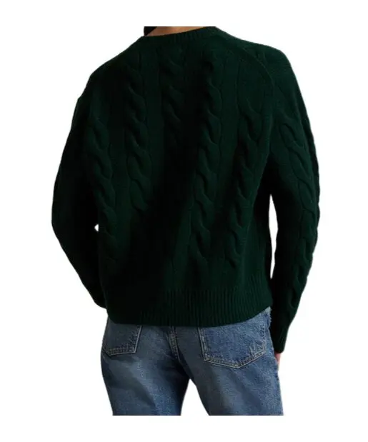 Polo Ralph Lauren Logo Embroidered Cable-knitted Jumper