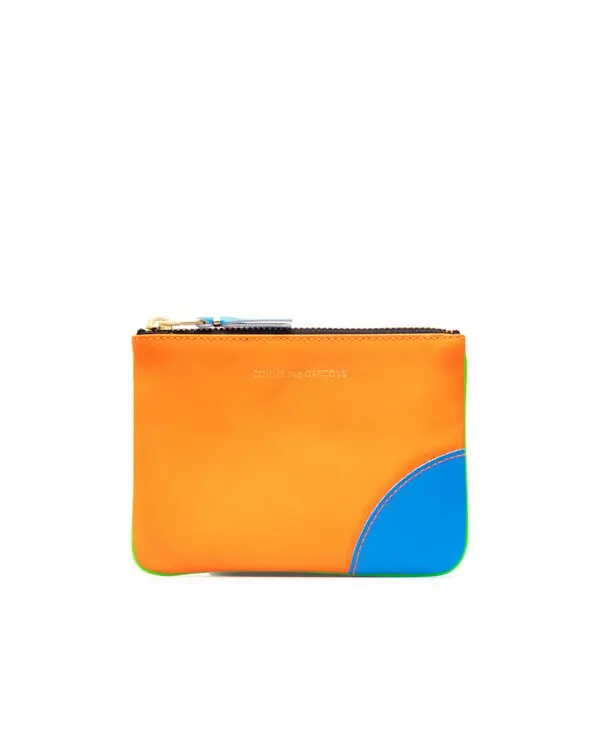 Play Comme Des Garcon Logo Zipper Wallet