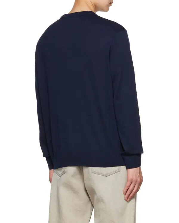 Maison Kitsuné Fox Head Patch Long-sleeved Jumper
