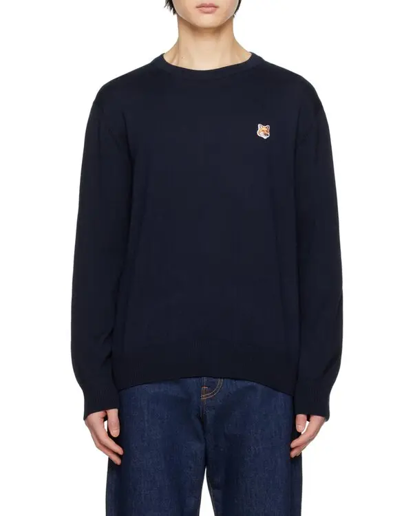 Maison Kitsuné Fox Head Patch Long-sleeved Jumper