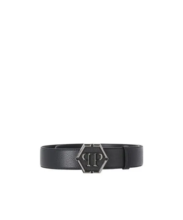Philipp Plein Hexagon-logo Buckle Belt