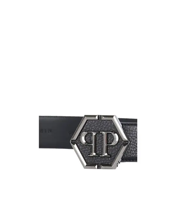 Philipp Plein Hexagon-logo Buckle Belt