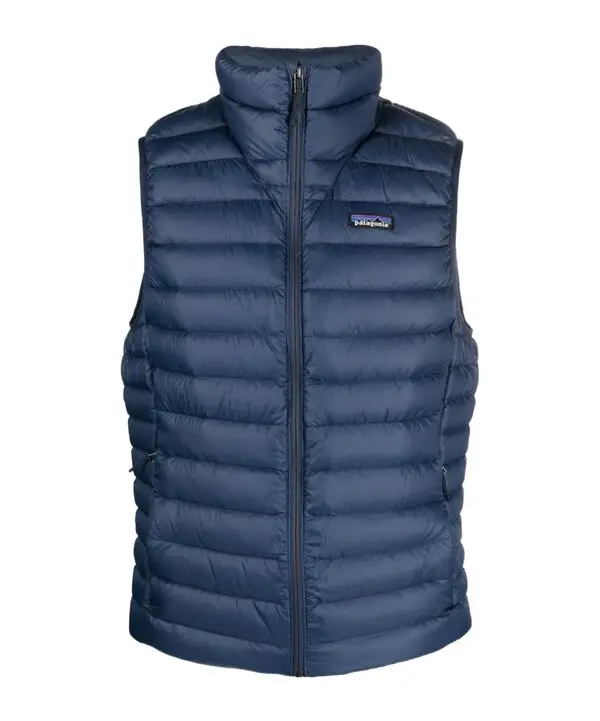 Patagonia High-necked Sleeveless Down Jacket
