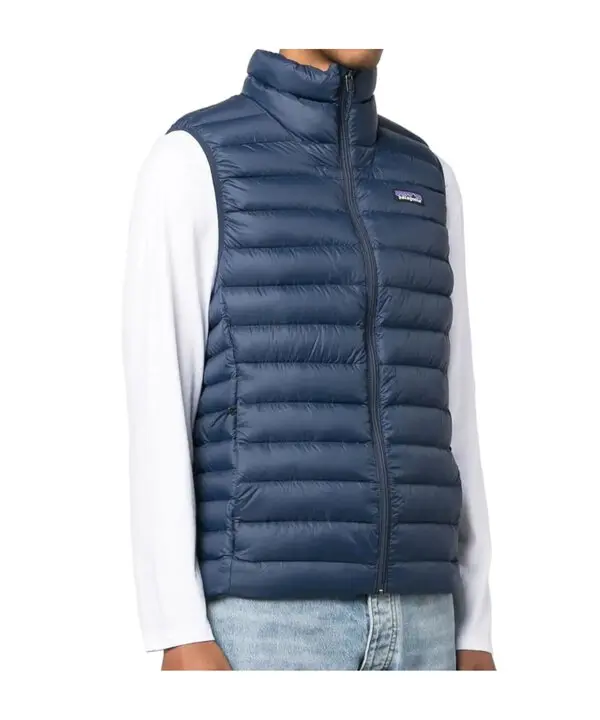 Patagonia High-necked Sleeveless Down Jacket