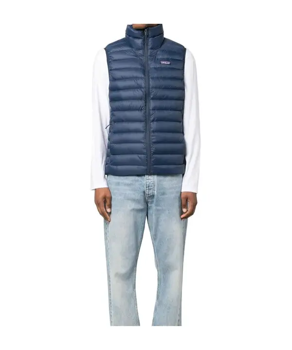 Patagonia High-necked Sleeveless Down Jacket