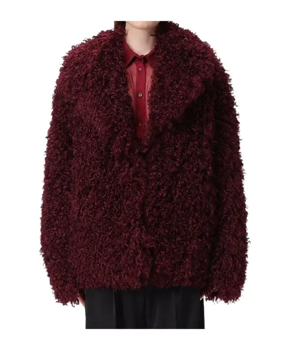 ANIYE BY Faux Fur Jacket - Brown