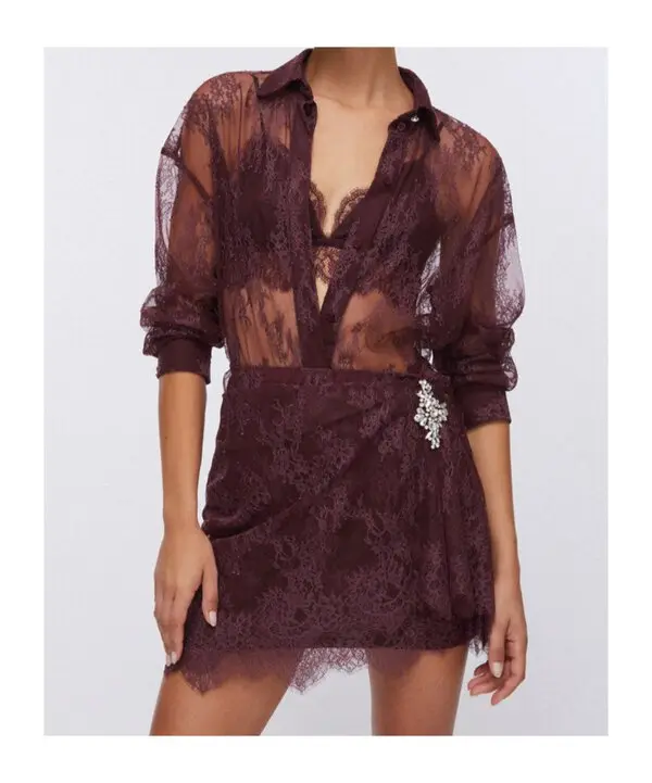 Liu Jo Chantilly Lace Shirt